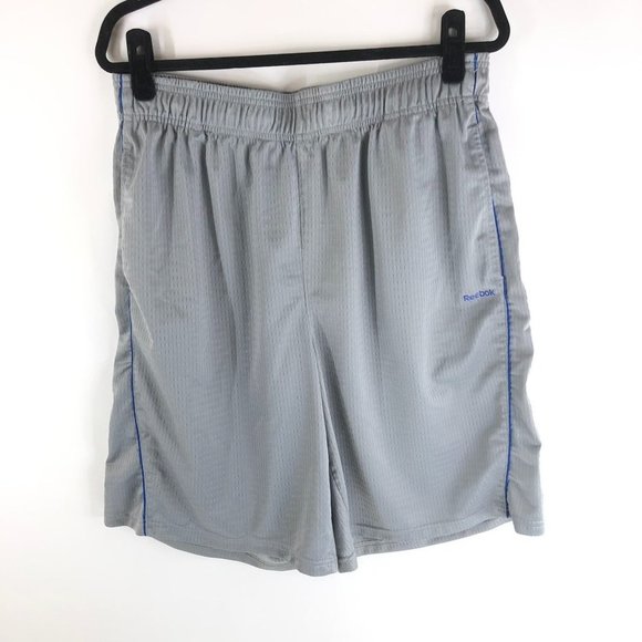 Reebok | Shorts | Reebok Mens Basketball Shorts Mesh Blue Stitching ...